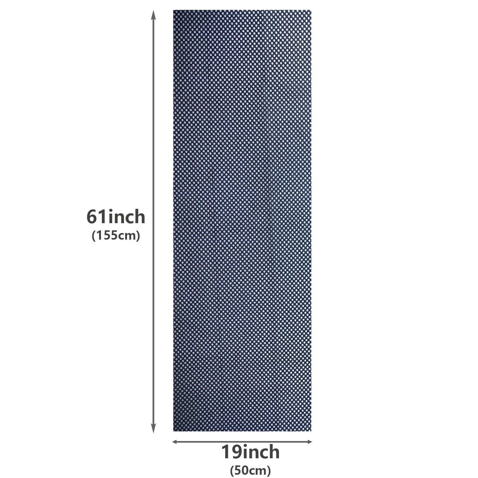 Mesh Fabric Netting Black Fabric Netting Soft Mesh Fabric for Sewing, Crafts,Shopping Bag, Backpack Pocket and Straps and Netting Clothes (Black(19×61INCH))