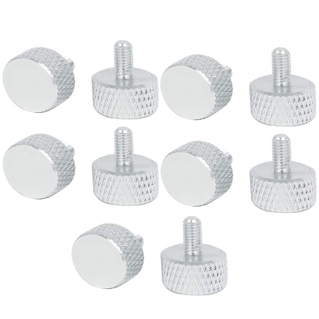 New Lon0167 Computer PC Featured Graphics Card Knurled reliable efficacy Thumb Screws Silver Tone M3x6mm 10pcs(id:4bb 13 d4 2a2)