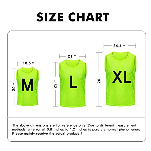 Antoyo Basketball Jersey,Pinnies Adult,Scrimmage Vests for Kids Soccer Training Equipment Red-M