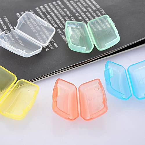 5pc Travel with Toothbrush Head Cover Travel with Portable Toothbrush Case Toothbrush Head Protector Electric Tooth Brushes Adults (Black, One Size)