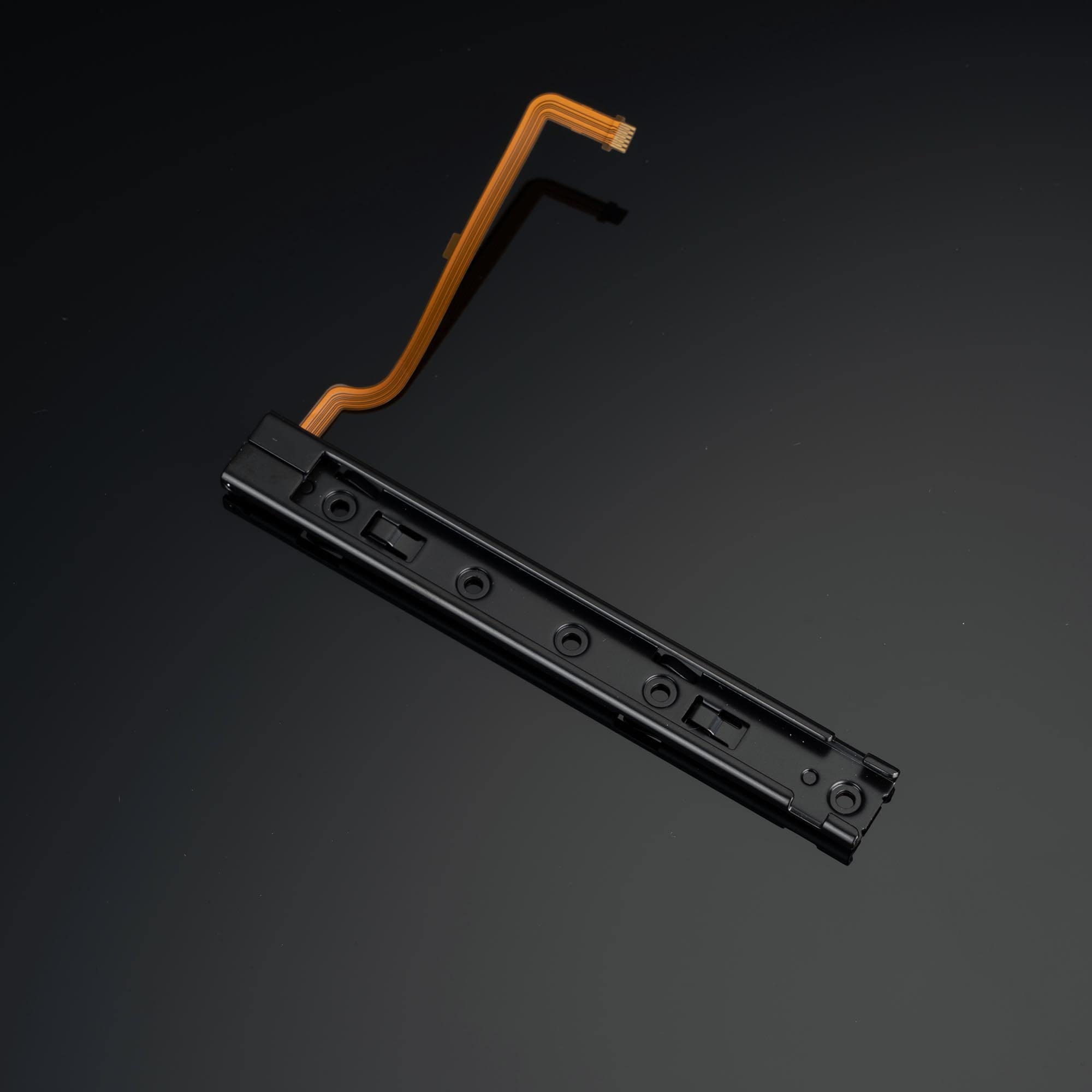 Avericht Replacement Left Slider Rail with Ribbon Cable for Nintendo Switch Console, Metal Slider Bracket Replacement Part. (Left)