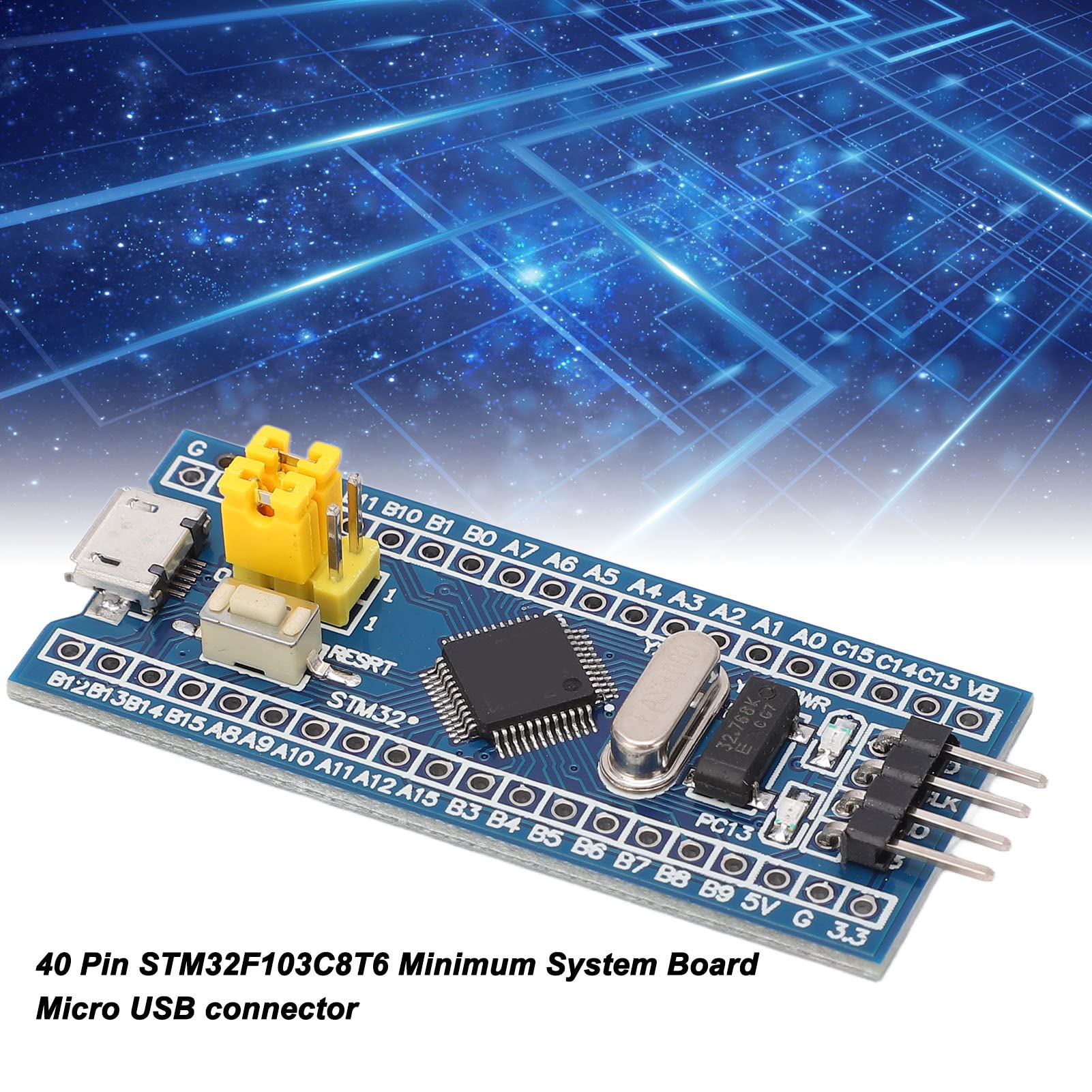 5Pcs ABS System Board Module Core Learning Board Micro USB System Board for DIY Electrical Testing