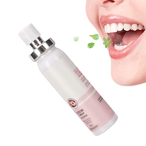 5Pcs Oral Spray Mouth, Portable Breath Freshener Peach Taste 20ml