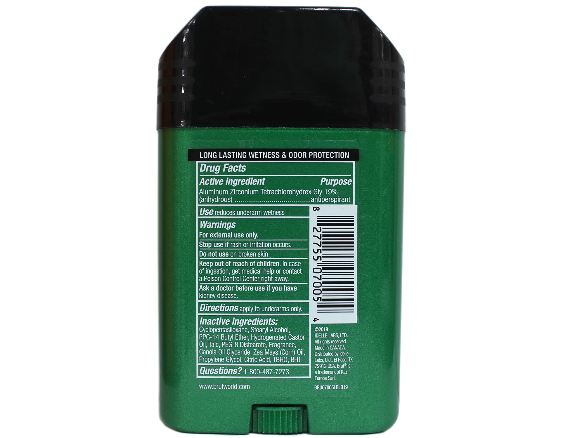 BRUT Anti-Perspirant Deodorant Stick Classic Scent 2 oz (Pack of 12)