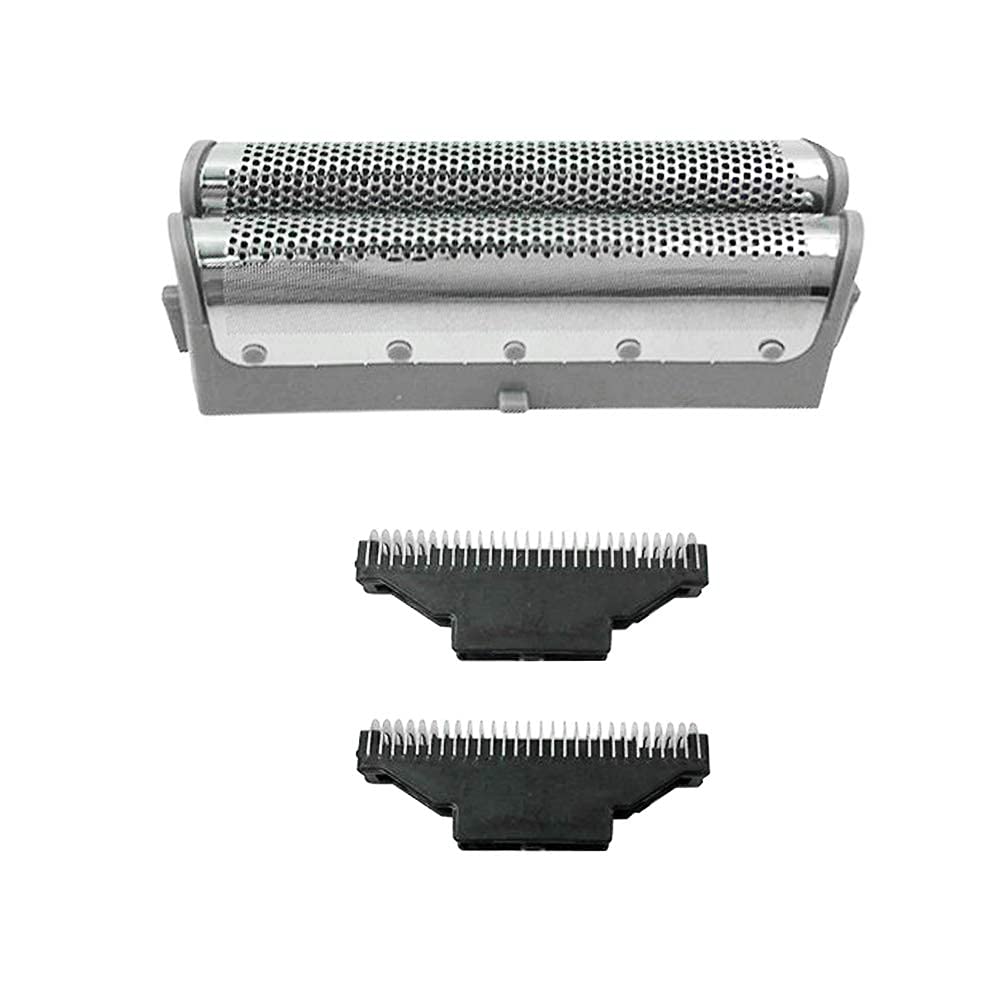 Shaver Razor/Blade Replacement Foil(2pcs +Inner Cutter Blades 2pcs) Compatible for Panasonic Electronic Shaver Models: ES-RW30 ES4035 ES4033 ES4027 ES4853 by 4G-kitty