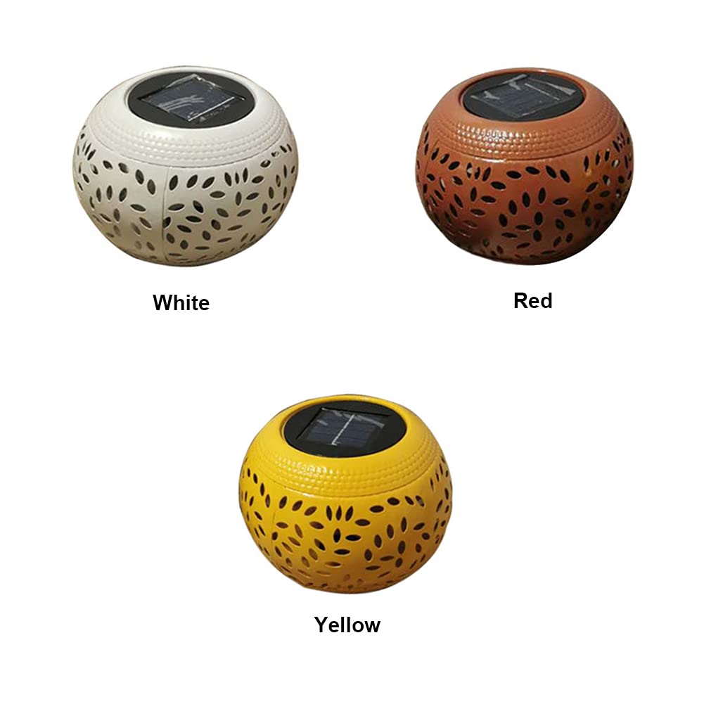 BWWNBY Solar Table Lantern, Outdoor Waterproof Dancing Flickering Flame Solar Powered LED Light, Desktop Decorative Lamp Auto On/Off Lighting Dusk to Dawn for Garden Pathway Yard Patio