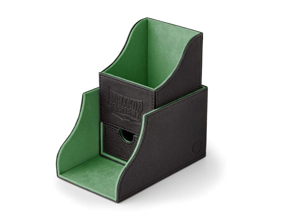 Arcane Tinman Dragon Shield: Nest Plus Deck Box - Black & Green, Large AT-40202