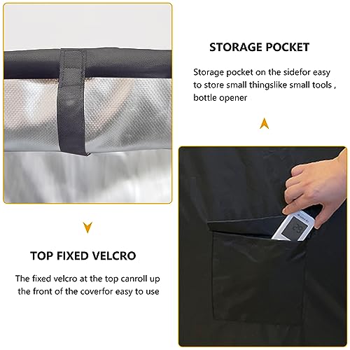 Aacabo Shelf Cover,Waterproof Dustproof Storage Shelving Unit Cover,Fits 60"Wx24"Dx72"H Shelf,Shelf Display Rack Protector Cover with Zipper,Black(Cover only)
