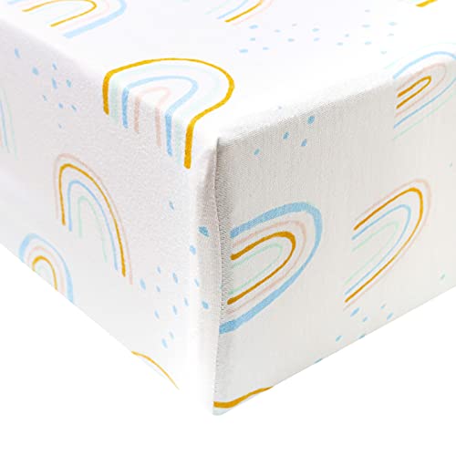 Premium Fitted Knit Crib Sheet/Toddler Sheet"Skye" by Copper Pearl
