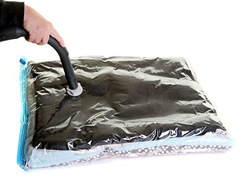 Axii Strong Vacuum Space Saver Storage Bags, Set of 5, 2 Sizes Thicker at .08 mm