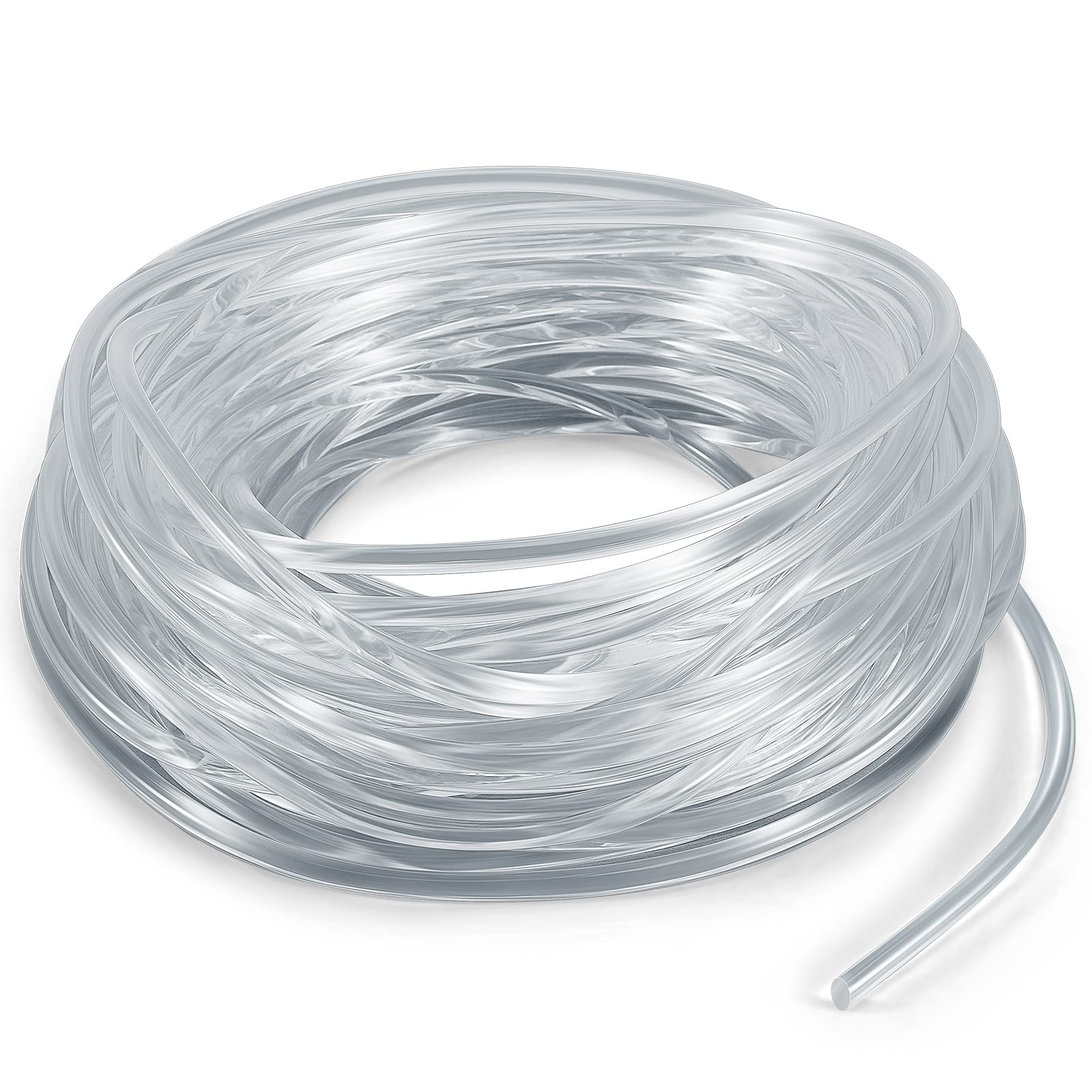 Vinyl Sling Chair Spline Outdoor Patio Chair Spline Long Solid Replacement Awning Cord Replacement Fabric Sling Chair Spline Replacement for Outdoor Patio Lawn Garden Pool Furniture (49 ft,1/4")