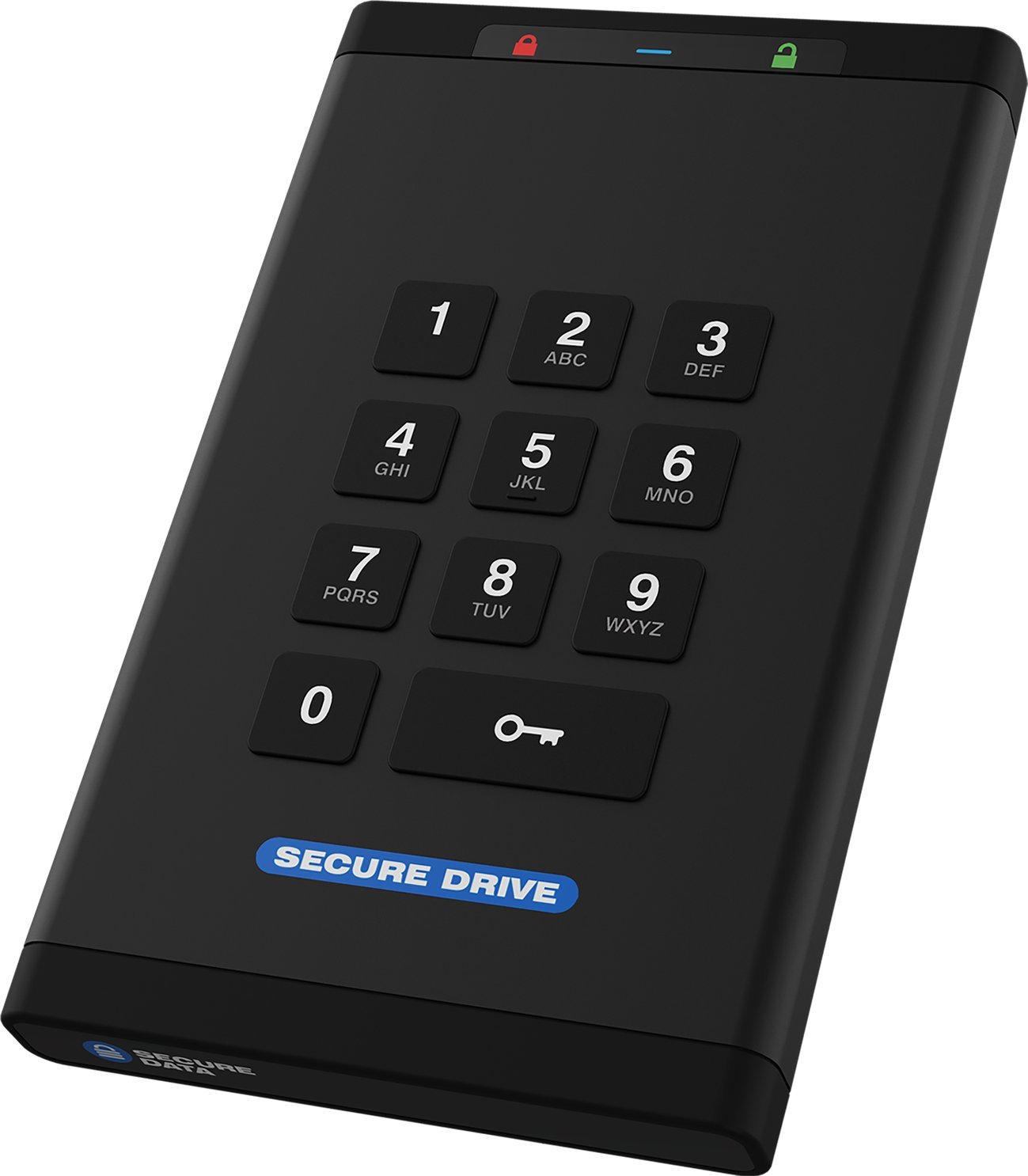 SecureData 2TB SecureDrive KP FIPS 140-2 Solid State Drive with Pin Authenticati