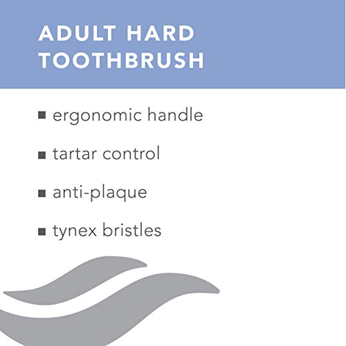 DENTISSIMO SWISS BIODENT Premium Oral Care Hard Bristle Toothbrush with Ergonomic Handle, Anthracite, Pack of 1