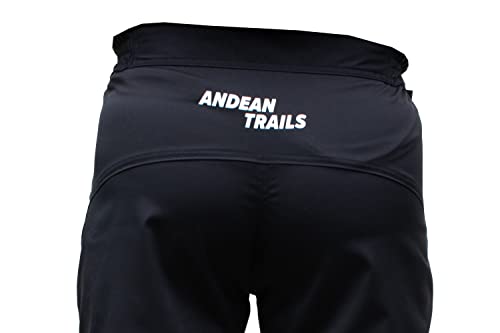 Andean Trails, MTB Pants, Mountain Bike Pants, Enduro Pants, Downhill Pants, Water Repellent Black