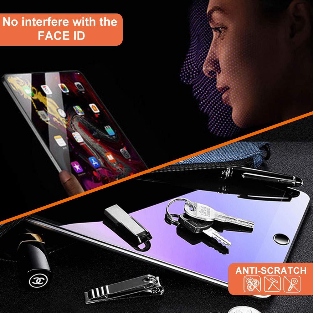 2PCS Anti Glare Screen Protector Compatible with iPad Pro 11",High Touch Sensitivity Screen PET Matte Film Compatible with i Pad 11 Inches 2018/2019 Release