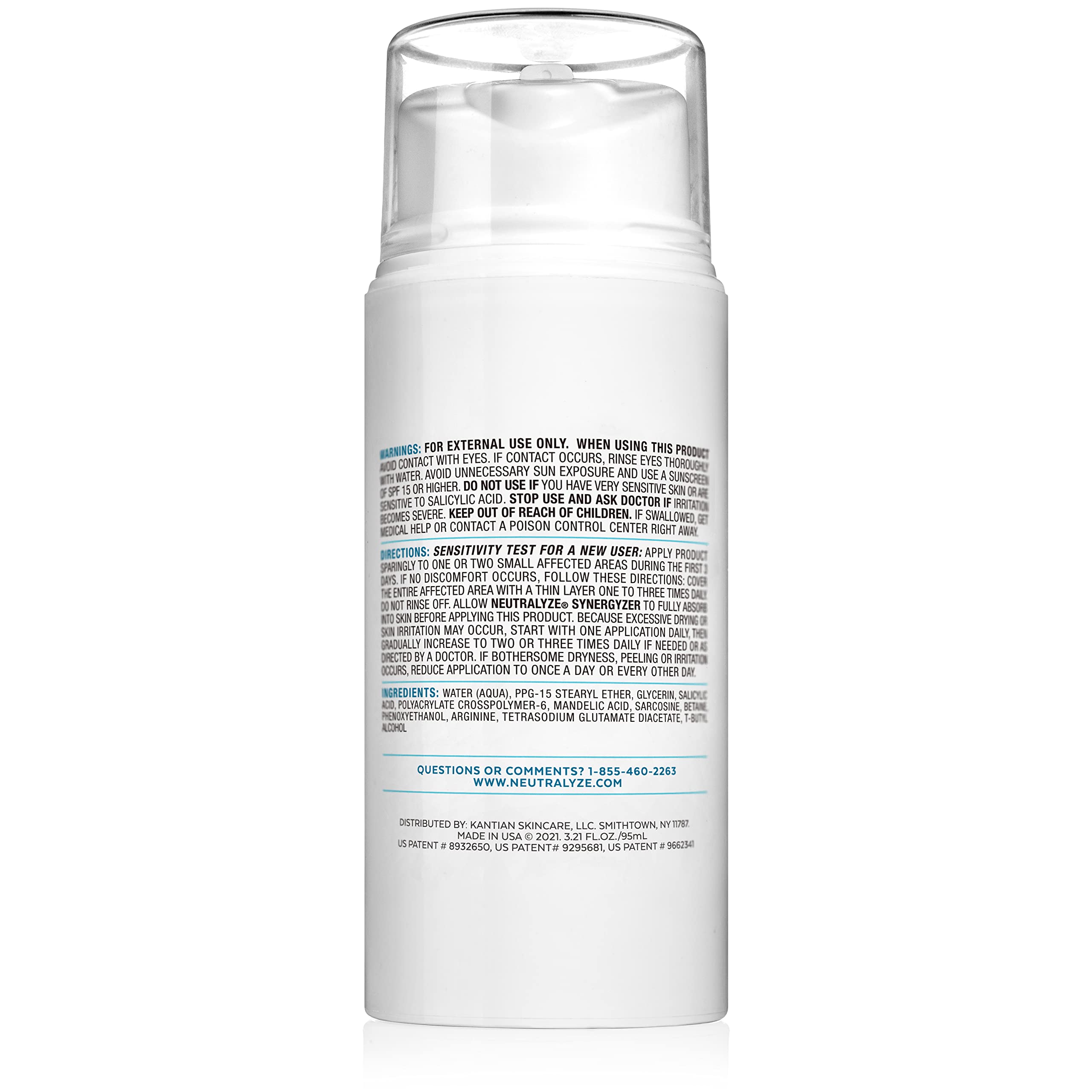 Neutralyze Maximum Strength Acne Moisturizer for Face & Body - Time Released, Medical Grade 2% Mandelic Acid & Salicylic Acid Cream - Renewal Complex Facial Moisturizer for Acne Prone Skin (90+ Day)