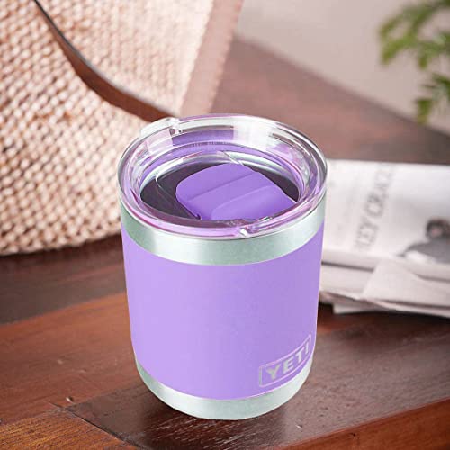 2pcs 30 oz Magnetic Tumbler Lid - Compatible with YETI Rambler, Ozark Trail, Old Style Rtic and More - Magnetic Slider Switch Spill Proof Tumbler Cover (2pcs purple /20 oz)
