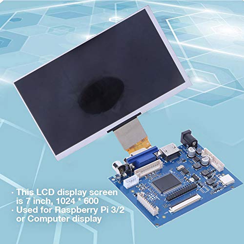 7 Inch Display for R 7 Inch LCD Tft Display 1024 * 600 Hdmi Vga Monitor Sn Kit for Raserry Pi 3/2
