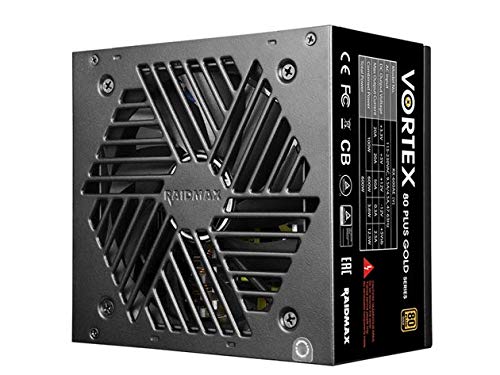 RAIDMAX Vortex RX-600AE-V 600W ATX 12V v2.3 / EPS 12V SLI Ready Crossfire Ready 80 Plus Gold Certified Non-Modular Power Supply (600W)