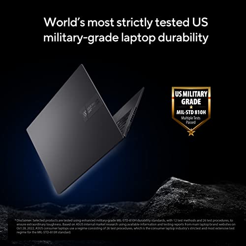 ASUS Vivobook 14X Laptop, 14” WUXGA Display, Intel Core i5-13500H CPU, NVIDIA GeForce RTX 2050, 8GB RAM, 512GB SSD, Windows 11 Home, Indie Black, K3405VF-DS51
