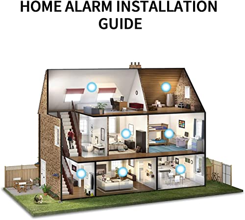 Andyssey Smoke Detectors,10 Year Lithium Battery Life Smoke Alarm with LED Lights,Photoelectric Sensor Fire Alarms Smoke Detectors with Test-Silence Button,GS508C 1 Pack