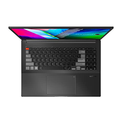 ASUS VivoBook Pro 16X OLED Slim Laptop, 16" WQUXGA 16:10 Display, AMD Ryzen 7 5800H CPU, NVIDIA GeForce RTX 3050 Ti, 16GB RAM, 1TB SSD, Windows 11 Home, 0°Black, M7600QE-DB74