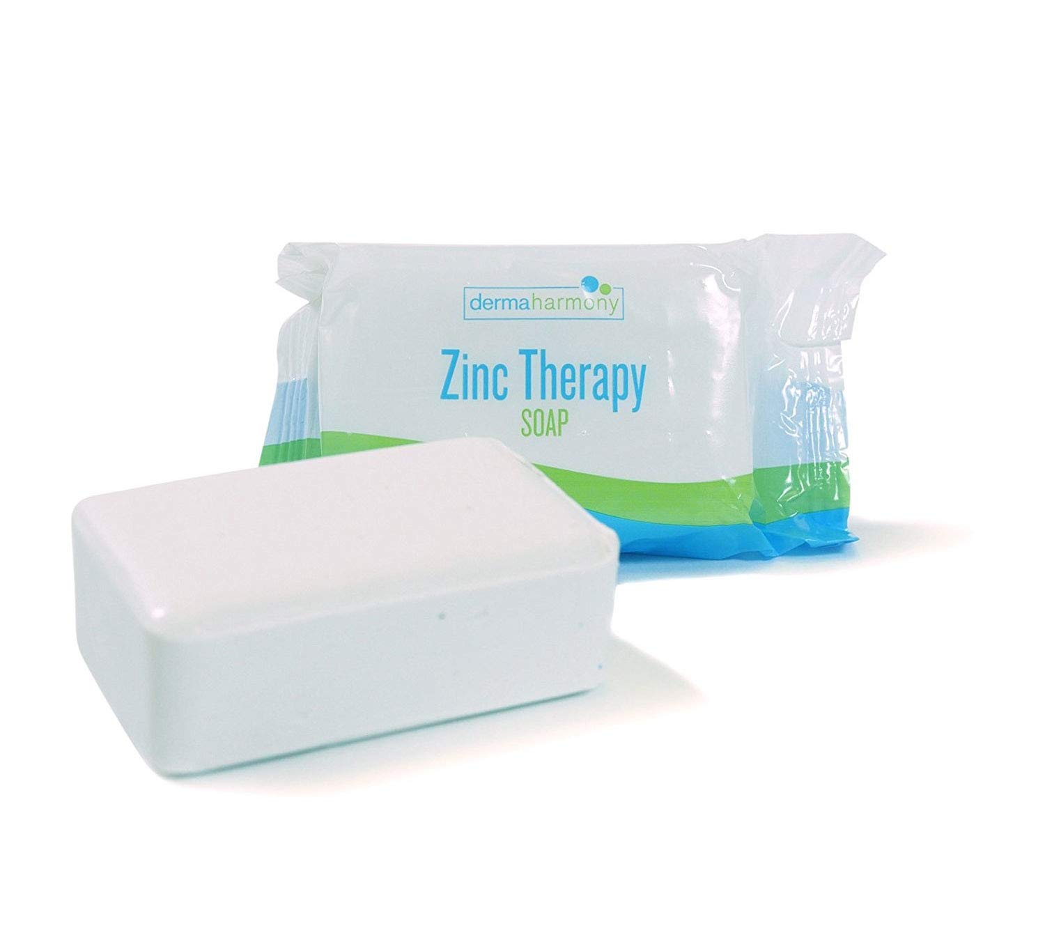 Dermaharmony 2% Pyrithione Zinc (ZnP) Bar Soap 4 oz - Crafted for Those with Skin Conditions - Seborrheic Dermatitis, Dandruff, Psoriasis, Eczema, etc.
