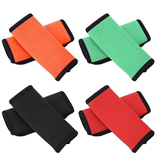 2pcs Anti-Skid Boat Paddle Grips Mini Portable Kayak Canoe Paddle Grips Neoprene Paddle Cover Kayak Accessories (Color : Black)