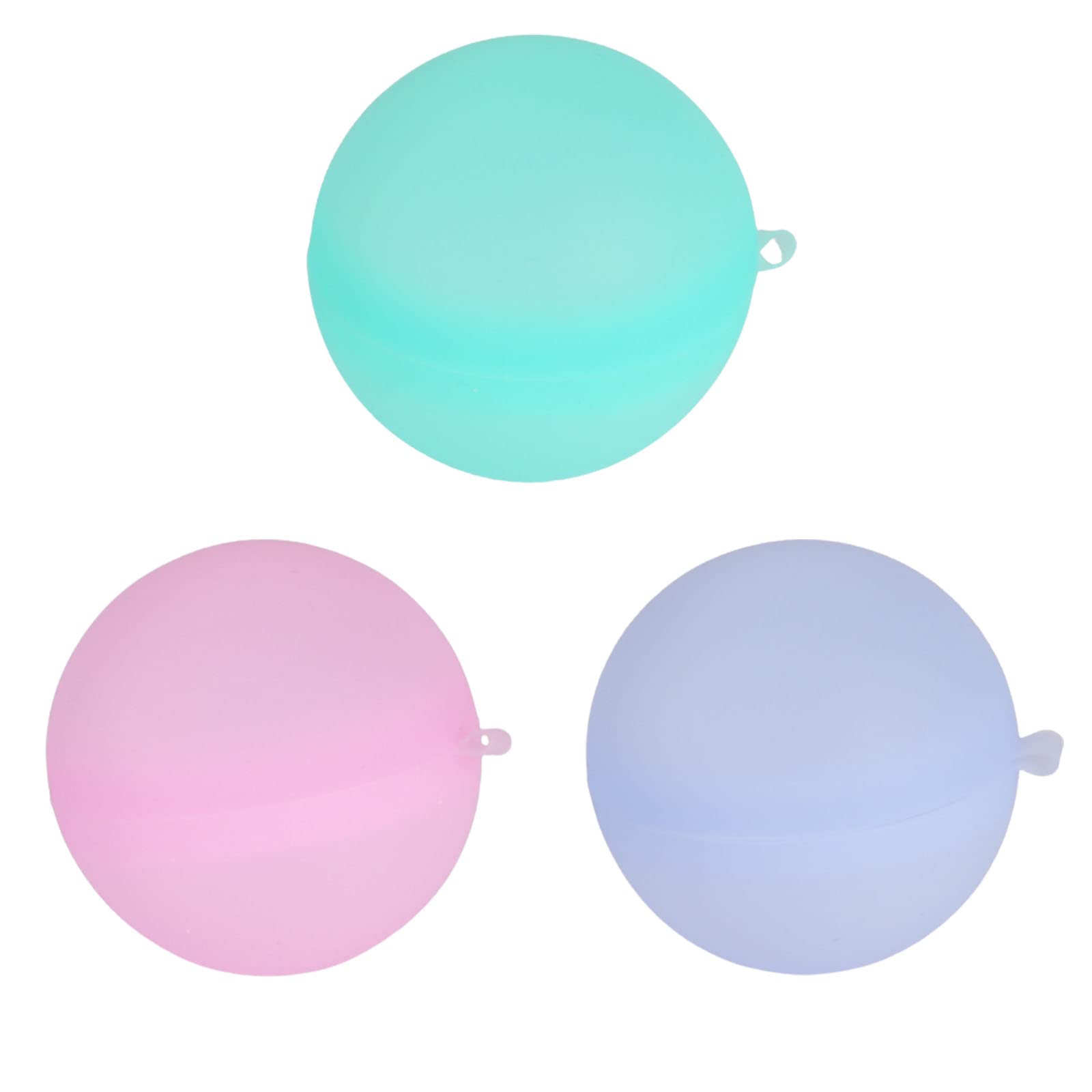 3 Pcs Water Bomb Splash Balls Quick Fill Water Balloons Reusable Refillable Waterfall Balls for Kids Adults Outdoor Activities