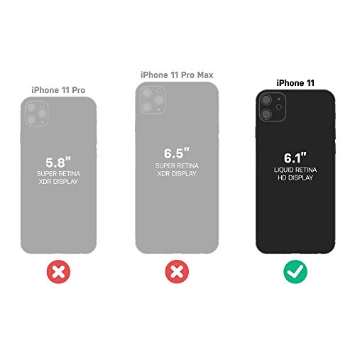 OtterBox iPhone 11 (Non-retail/Ships in Polybag) Symmetry Series Case - Non-retail/Ships in Polybag - BLACK, ultra-sleek, wireless charging compatible, raised edges protect camera & screen