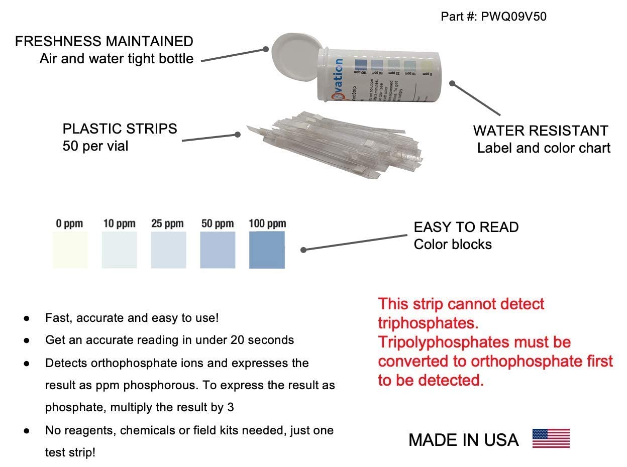 Phosphorous/Phosphate & Nitrite/Nitrate Test Strips