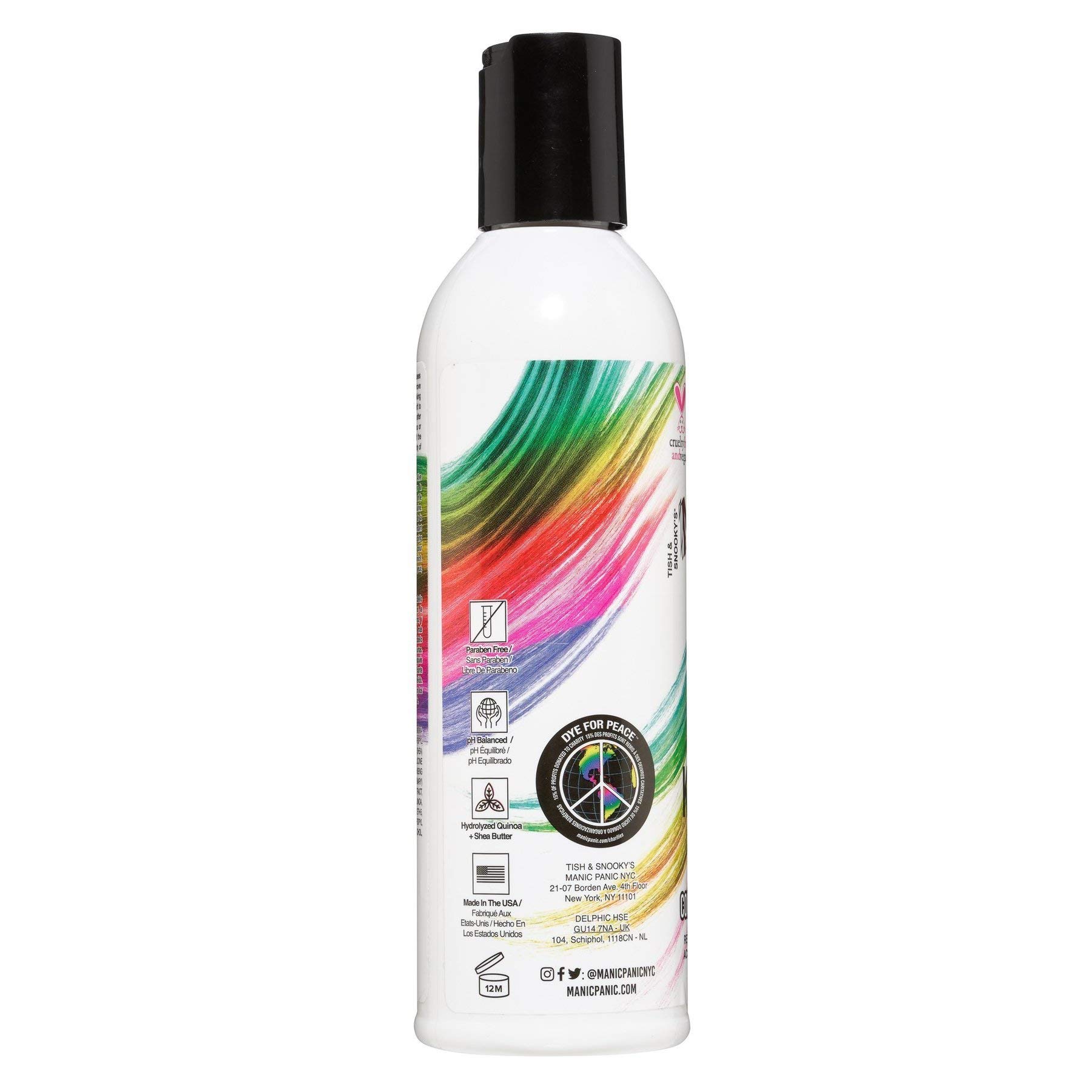 MANIC PANIC Keep Color Alive Conditioner for Color Treated Hair - Sulfate & Paraben Free - Vegan & Cruelty Free Moisturizing & Volumizing Conditioner - Quinoa & Shea Butter Repairs Damaged Hair (8oz)