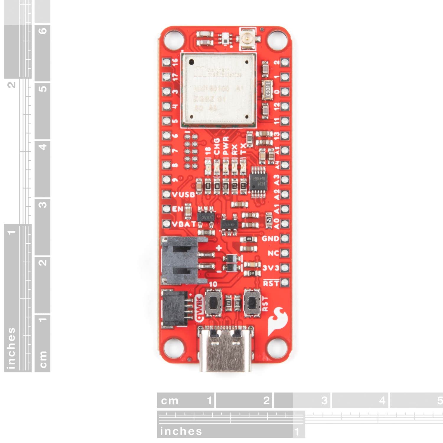 SparkFun Compatible with LoRa Thing Plus - expLoRaBLE-NM180100 System in Package(SiP)-Ambiq Apollo3 microcontroller-Includes Semtech SX1262 LoRa transceiver-Supporting 868MHz & 915MHz Bands & BLE