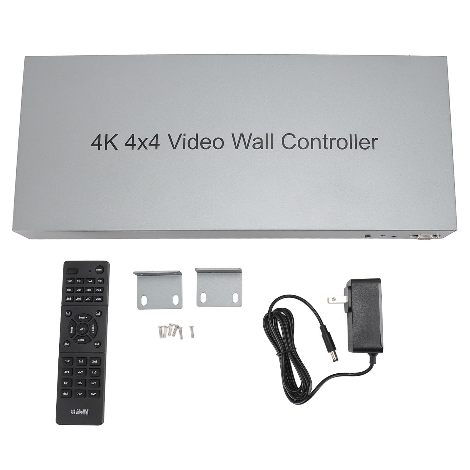 4x4 Video Wall Controller Full HD 3840x2160 30hz HDMI 1.4 HDCP1.4 Multimedia Interface Remote Control for Entertainment Room