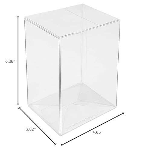 ATV Store, All Things Vinyl Premium UV 4" Protectors Vinyl Display Box Case Thickness 0.50mm GROOVED Edge Pack of 10