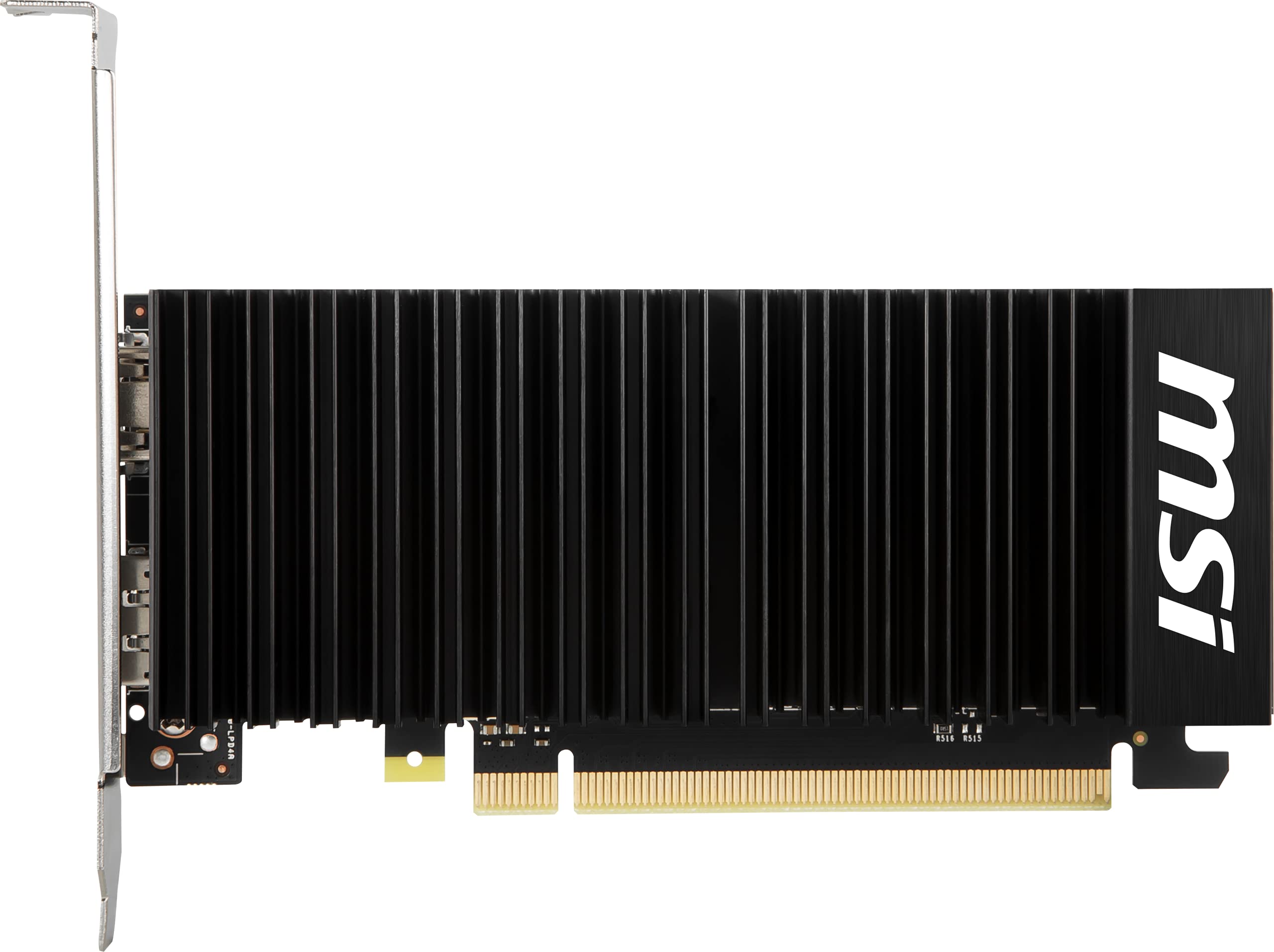 MSI Graphics Card NVIDIA GEFORCE GT 1030 2GHD4 LP OC - Black