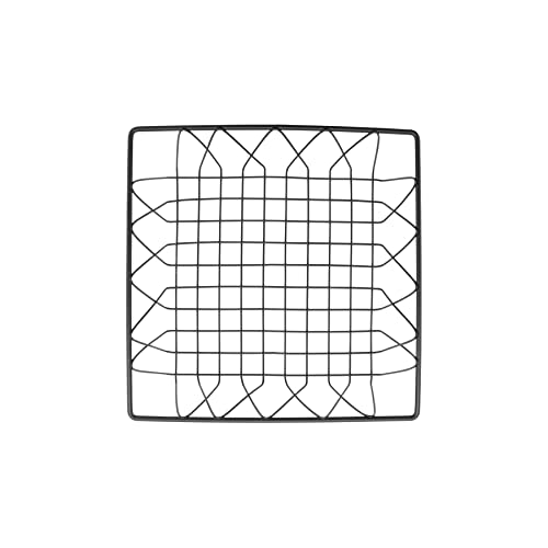 G.E.T. IR-912 12" Square Wire Basket, 4" Deep, Iron Powder Coated