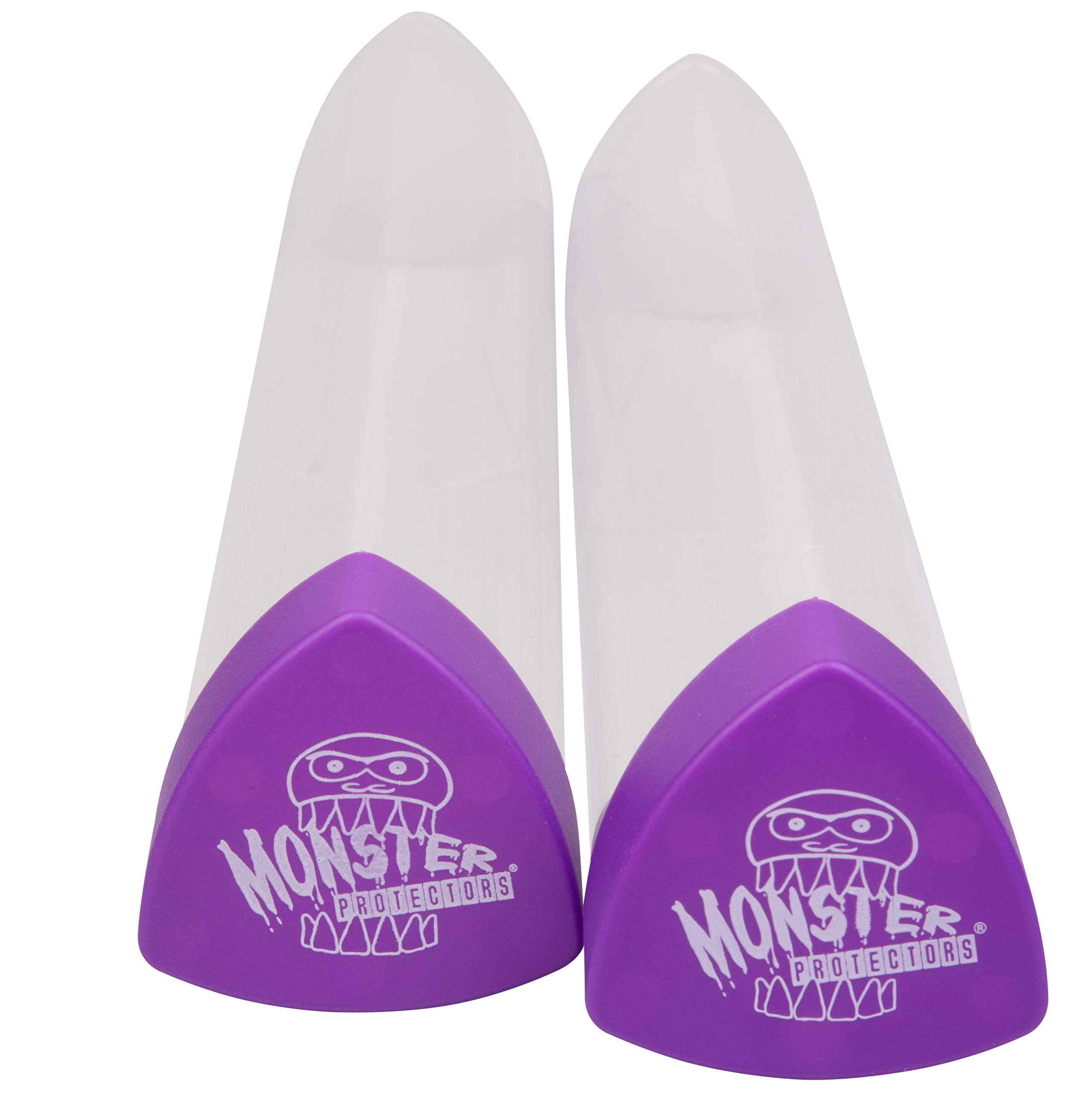 Playmat Tube - Monster Protectors Prism-Shaped Play Mat Tube (Purple) - Won't Roll, Easy in and Out Design (2 Pack)