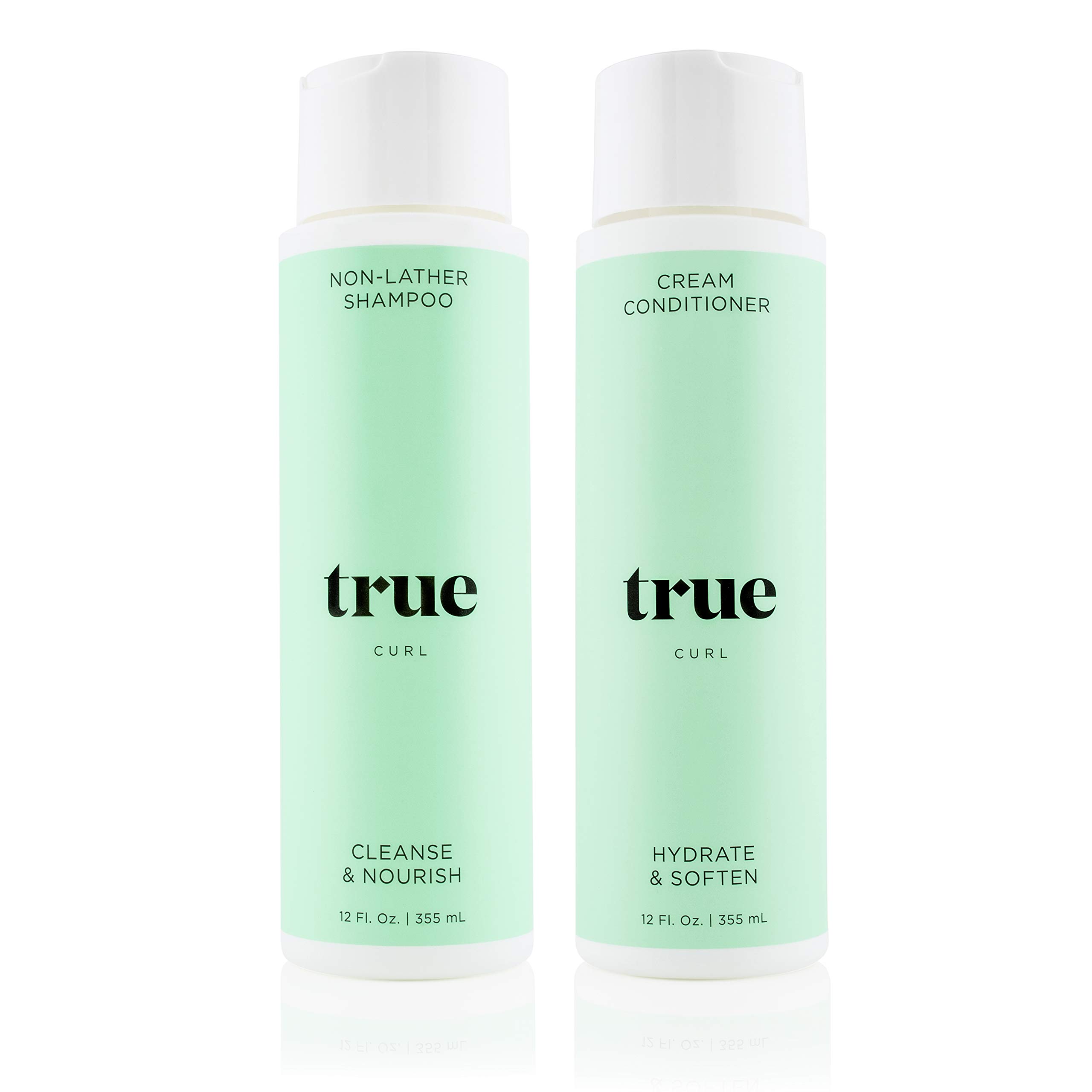 True Curl Shampoo and Conditioner Set, 12 oz