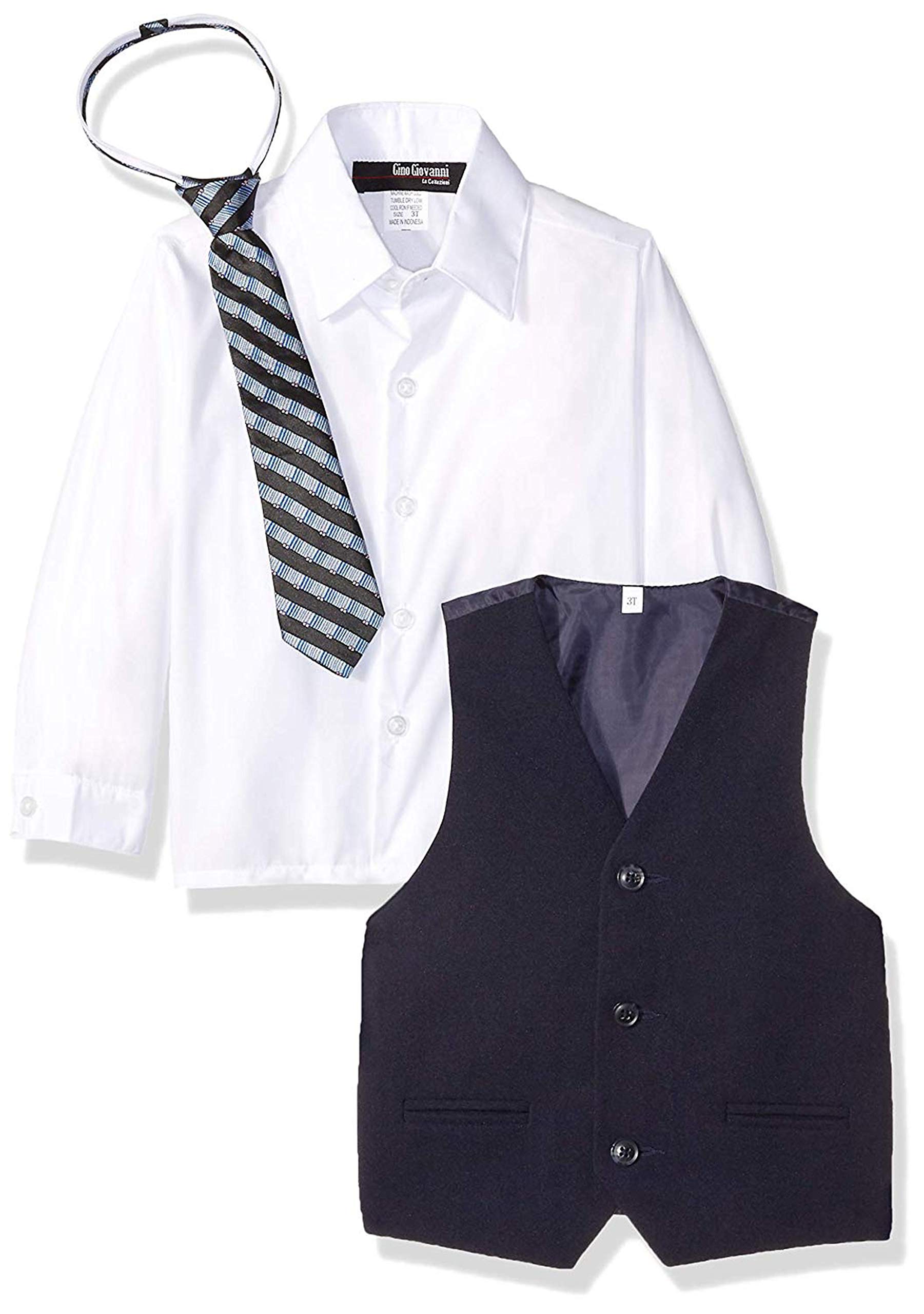 Navy Blue Formal Suit Set from Baby to Teens GG230 (14, Navy Blue)