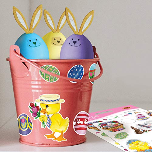 Bunny, Basket & Egg Stickers