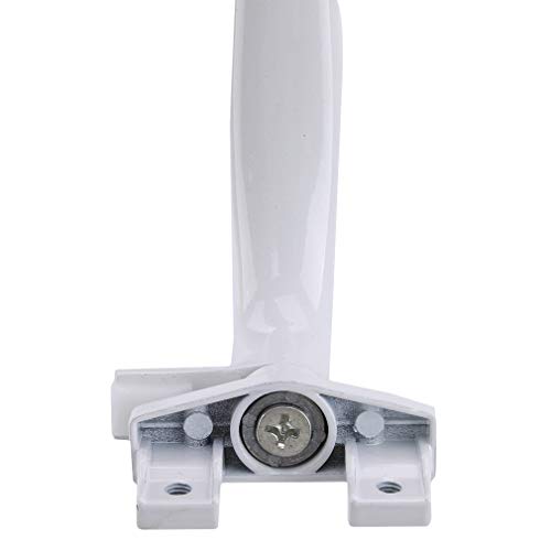 Guoshang Aluminum Alloy Window Handle Casement Locking Handle Right Left Hand Handle Replacement,White Right Handle