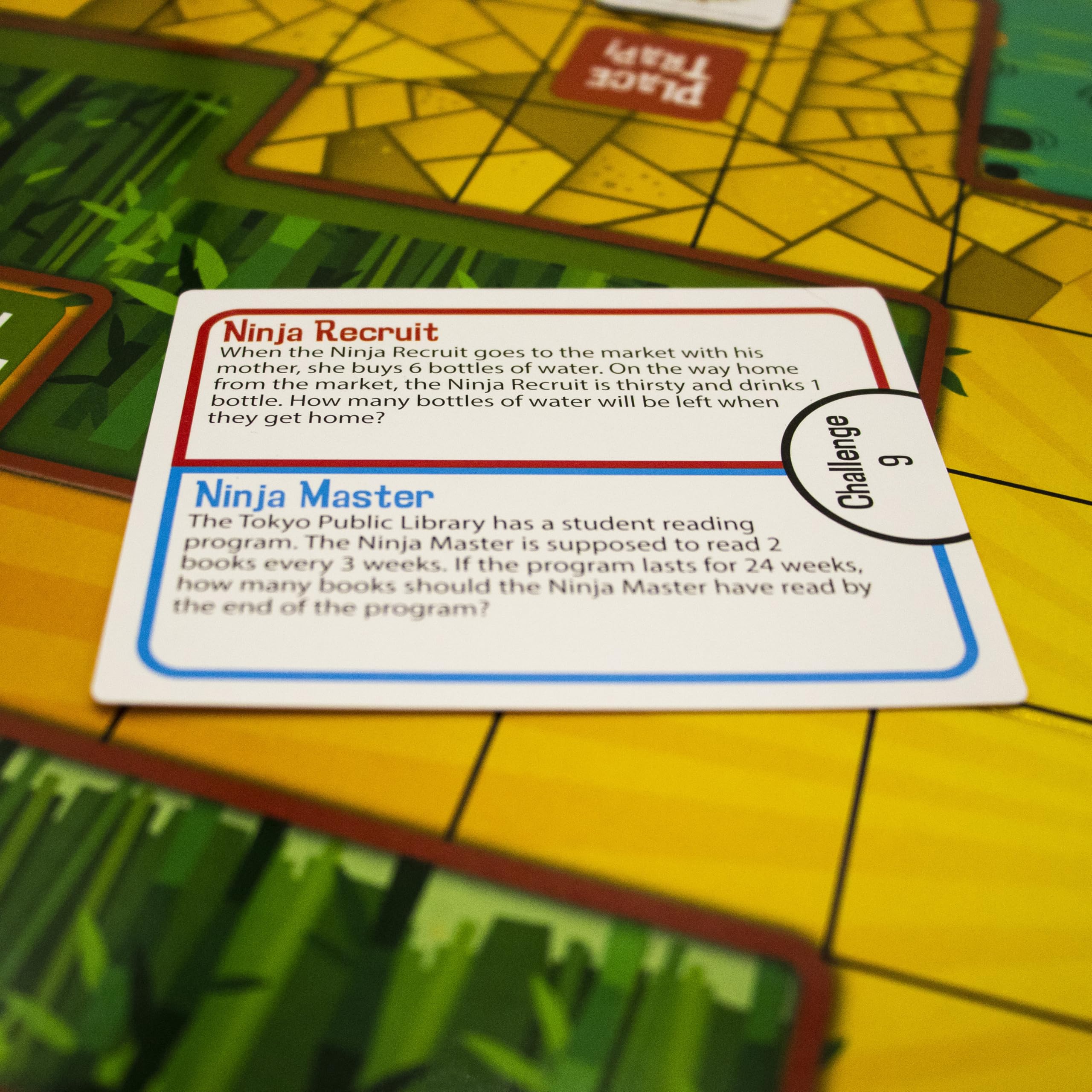 University Games | Scholastic Number Ninjas Math Master Board Game, Reinforces Mathematics Skills for Kids, for 2 to 4 Players Ages 7 and Up