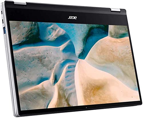 Acer 2023 Newest Spin 2-in-1 Convertible Chromebook, AMD Ryzen 3 3250C(Up to 3.5GHz), 14 Inch FHD IPS Touchscreen, 8GB RAM, 128GB eMMC, WiFi, Backlit Keyboard, Chrome OS, Silver