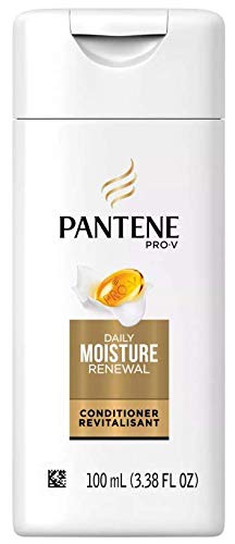 Pantene Shampoo & Conditioner Bundle, Daily Moisture Renewal, 3.38 Oz Travel Size (3 Duo Sets)