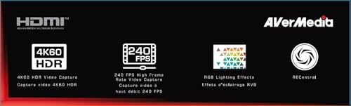 AVerMedia GC573 Live Gamer 4K Internal Capture Card: 4K60 HDR10 Streaming and Recording with Ultra-Low Latency for PS5, Xbox Series X/S, OBS, Twitch, YouTube, Windows 11 - TAA/NDAA Compliant