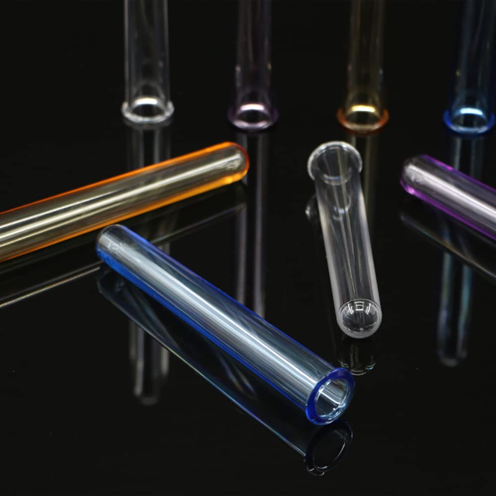 9Pcs Clear Test Tubes for Plant Propagation Station Hydroponic/Flowers for Home Office Desktop Decoration(Test Tube)