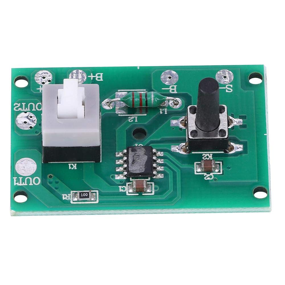 2Pcs Solar Lamp String Controller Module, Solar Lamp Controller Circuit Board with 8 Kinds Light Mode and Switch 1.2V 100mA