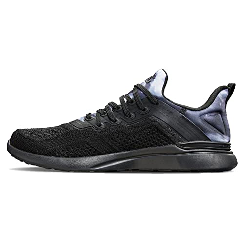 Athletic Propulsion Labs APL Women's Techloom Tracer, Black/White/Tie Dye, 10