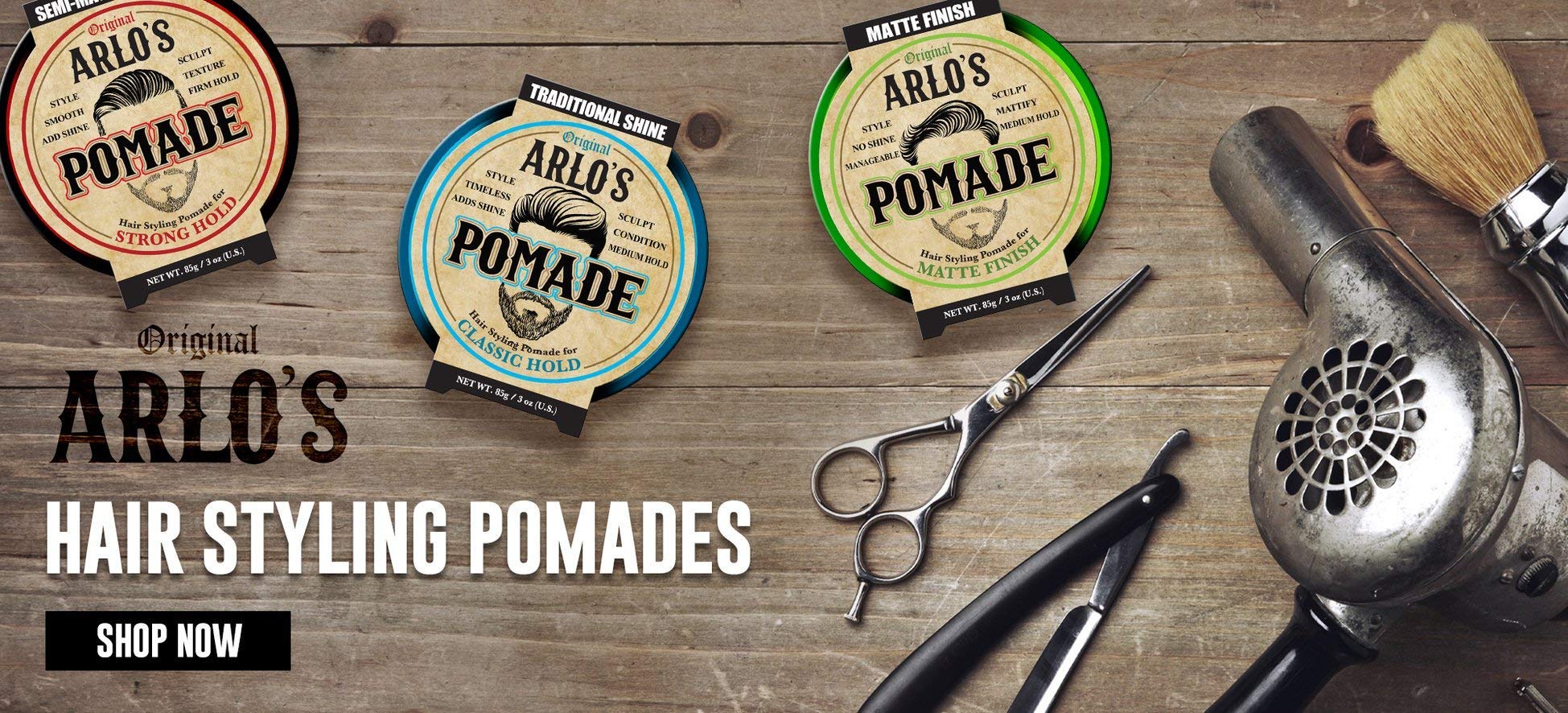 Arlo's Pomade - Matte 3 ounce